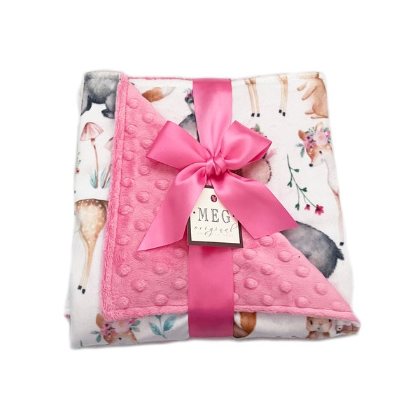 Floral Minky Blanket - Etsy