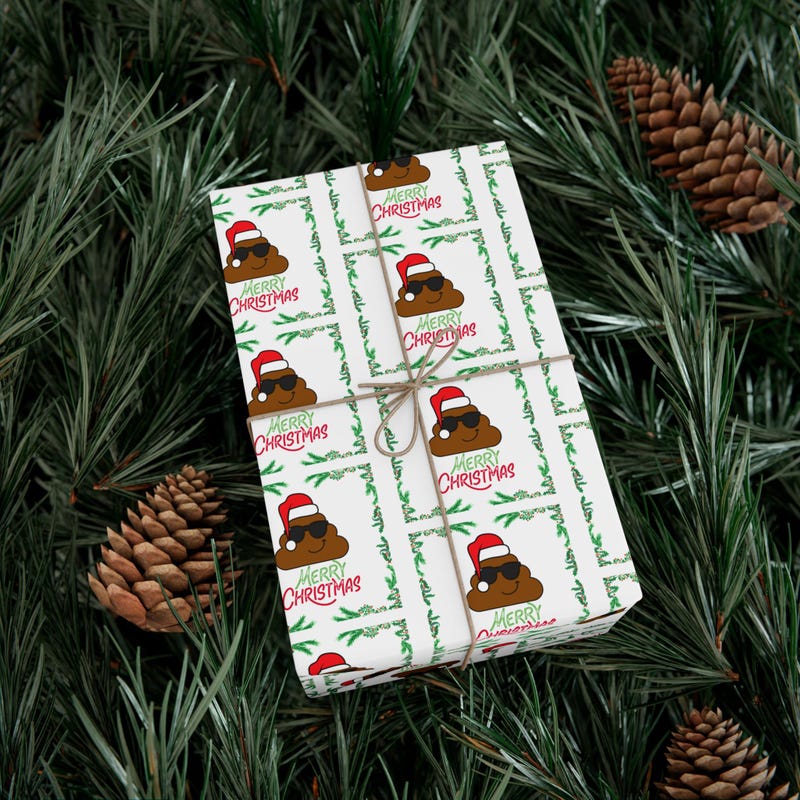Poop Emoji Wrapping - Etsy