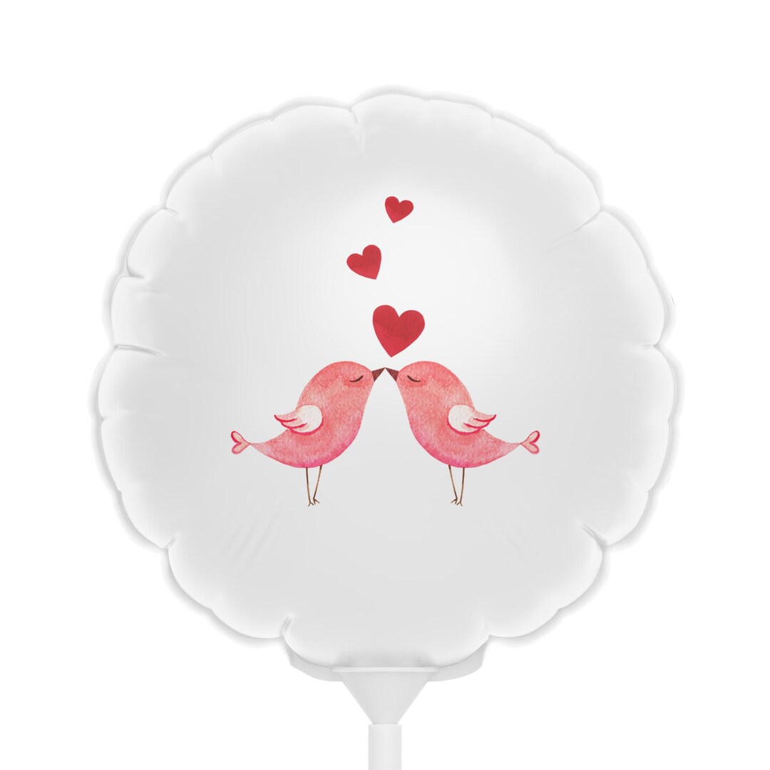 Mini Love Birds Mylar Balloon 6x6 | Valentine Balloon | Anniversary ...