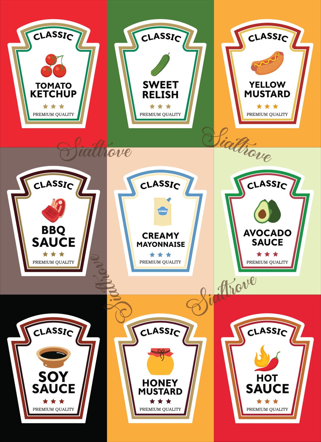 Condiment SVG, Halloween Condiments Svg, Tomato Sauce, Mustard Svg ...