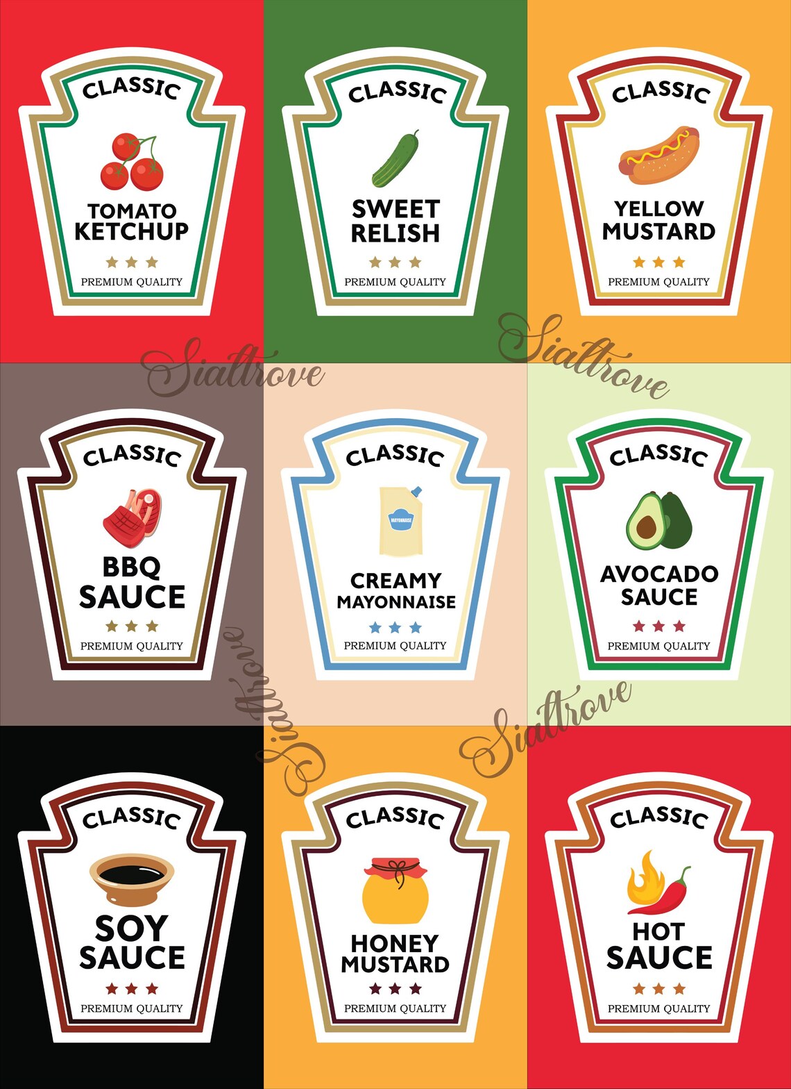 Condiment SVG, Halloween Condiments Svg, Tomato Sauce, Mustard Svg ...