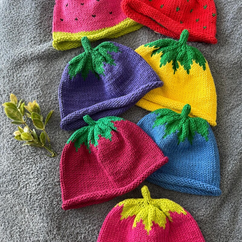 Hand Knit Fruit Sweater - Etsy