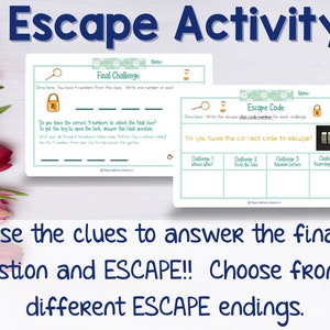 Mother's Day Escape Room Game for Kids - Printable Game - Learn History ...