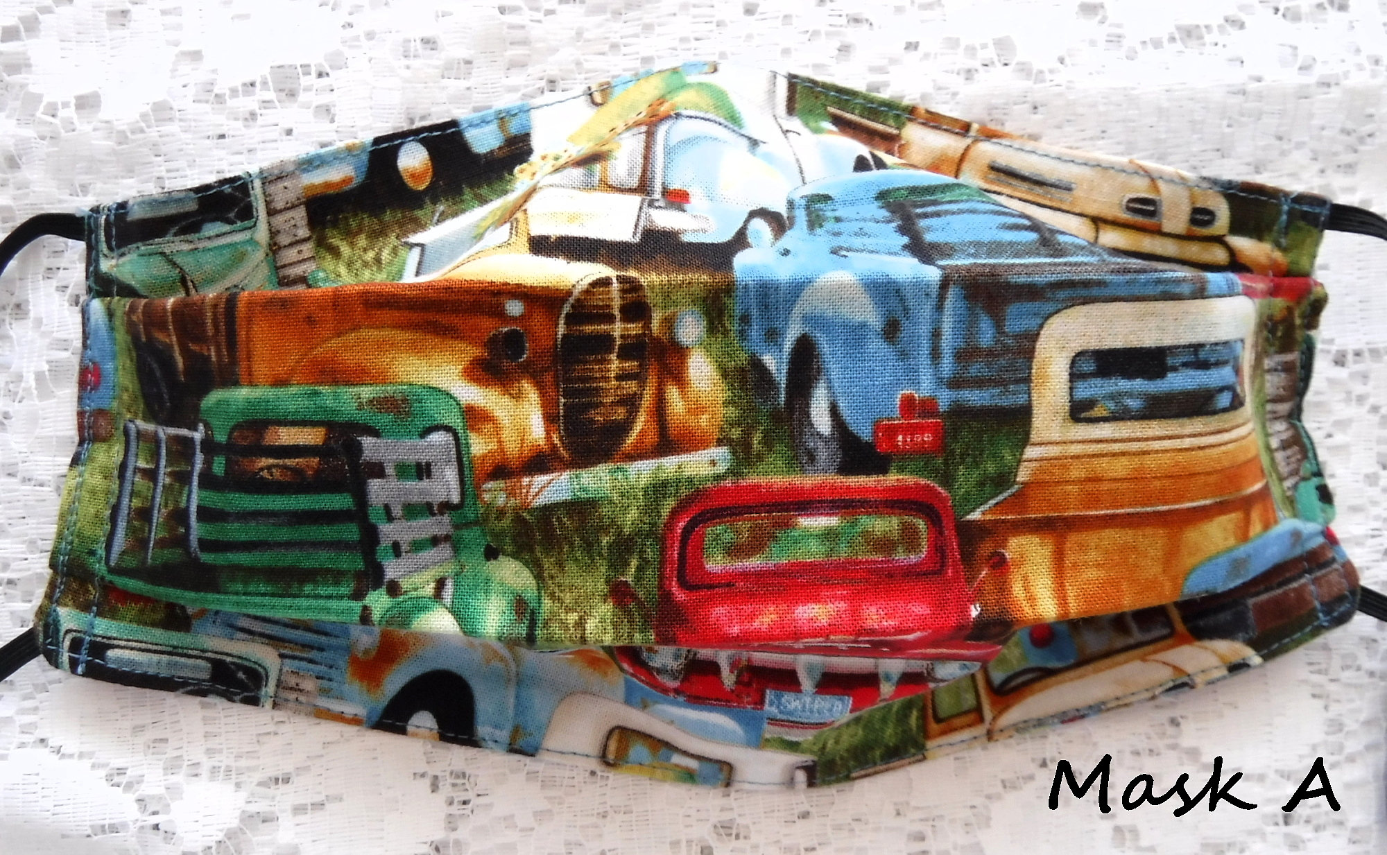 Antique Pickup Truck Face Mask - Pickup Truck Face Mask - Truck Lovers ...