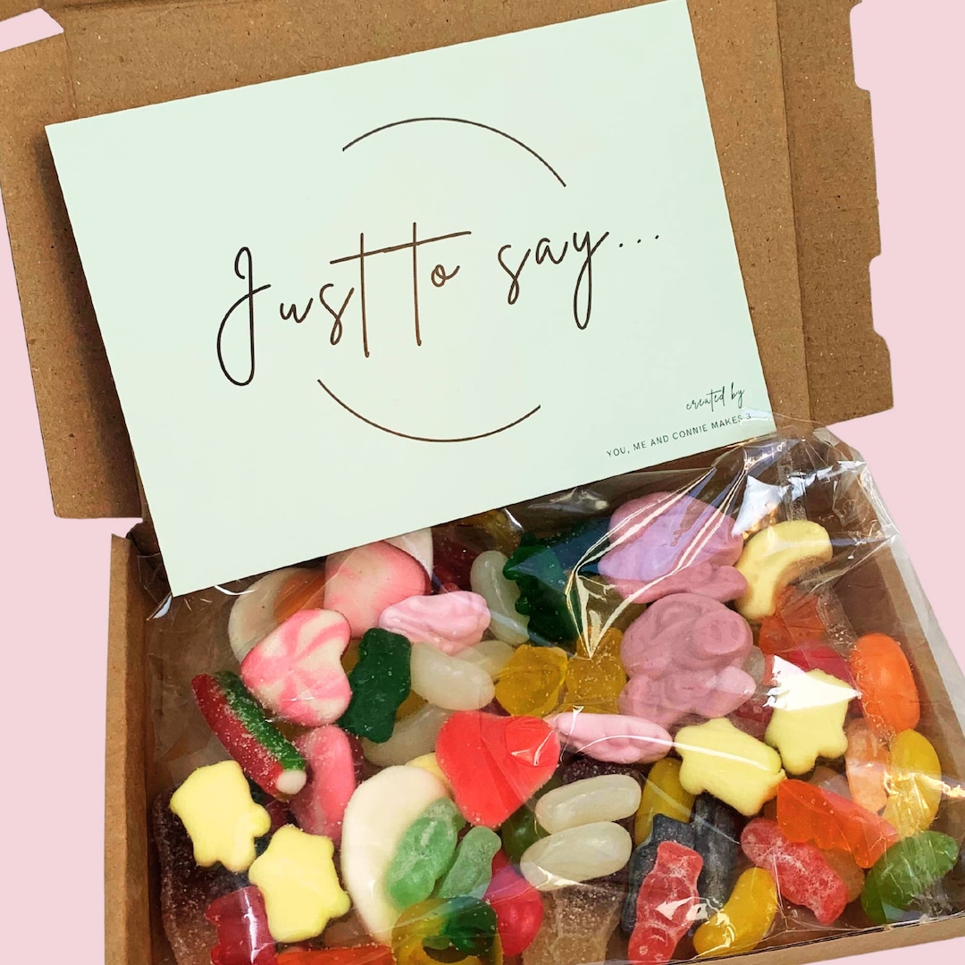 Letterbox Sweets, Gift Box, Picknmix, Personalised, Birthday, Thank You ...