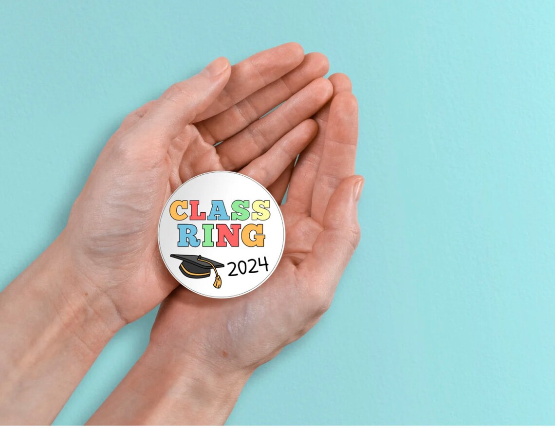 Class Ring Circle Template, Ring Pop Sticker, Stickers for Ring Pops ...