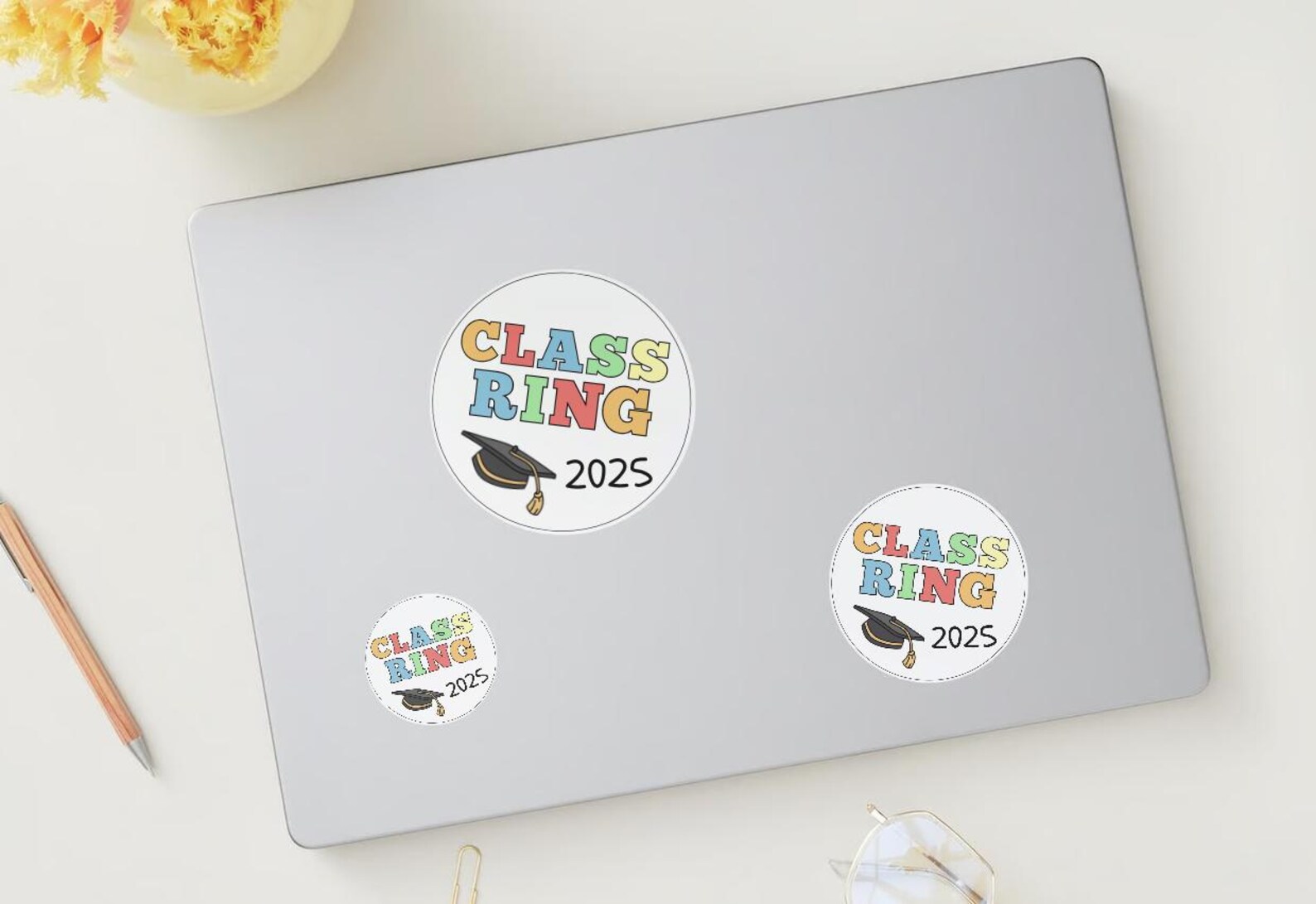 Class Ring Pop Sticker Template: Class of 2025 (digital Download) - Etsy