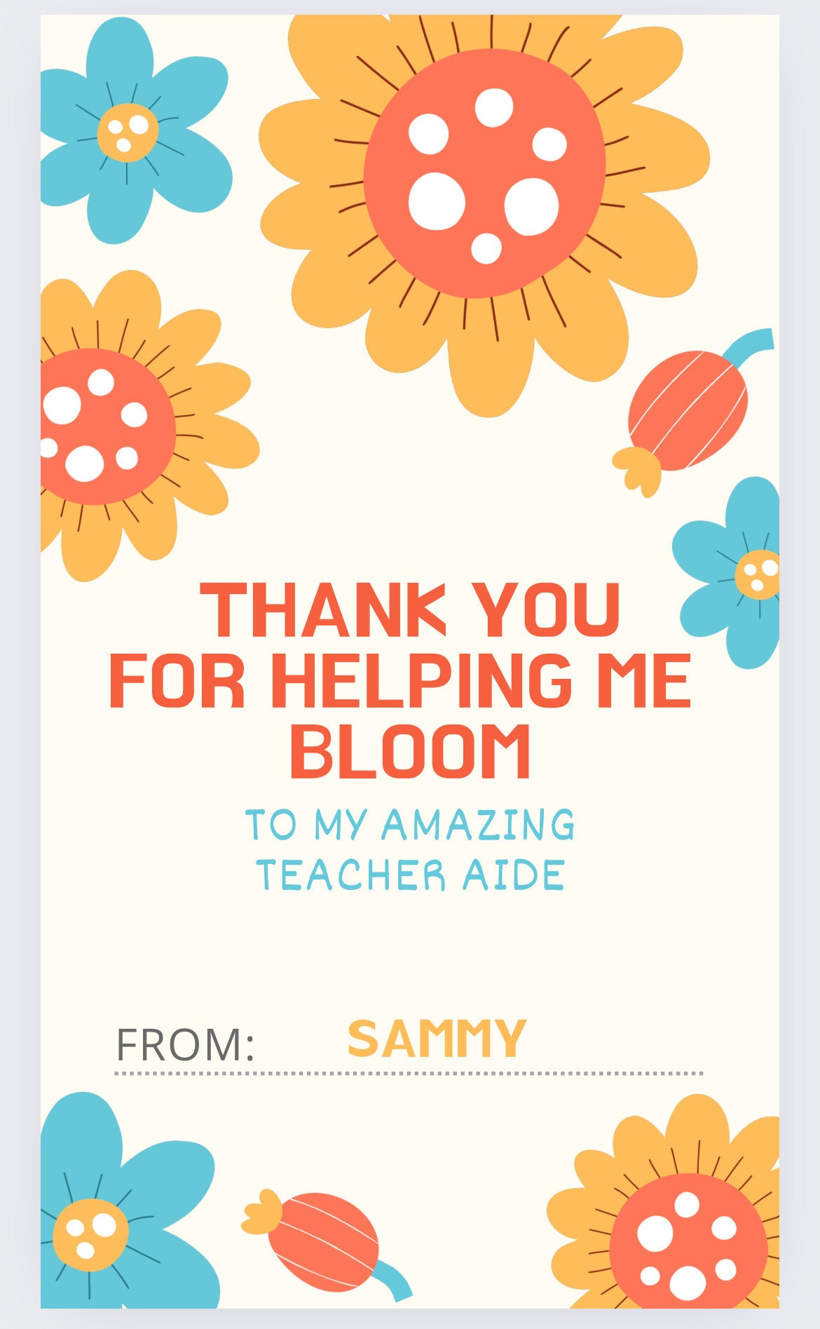 Teacher Assistant Gift Tag, Teacher Aide, Paraeducator ...