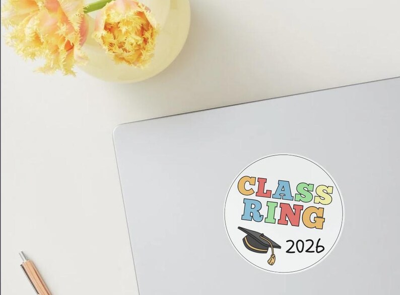 Class Ring Pop Sticker Template: Class of 2026 (digital Download) - Etsy