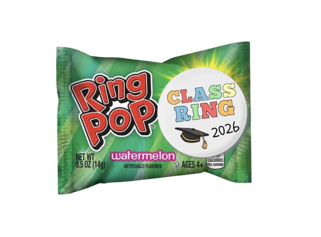 Class Ring Pop Sticker Template: Class of 2026 (digital Download) - Etsy