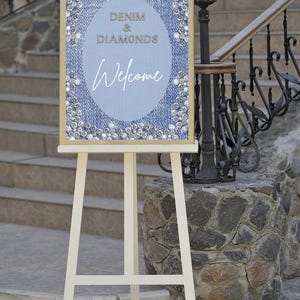 Denim and Diamonds Party Template Bundle |blue Jeans Bridal or ...