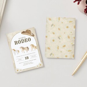Rodeo Kids Party Invitation: Saddle Up, Yee Haw (digital Download) - Etsy
