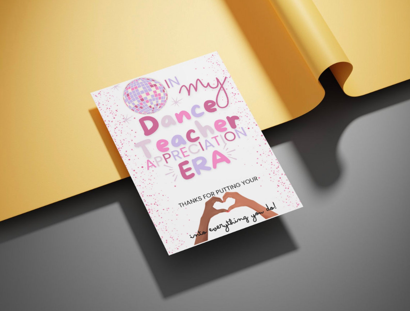 Dance Teacher Appreciation Tag, Dance Appreciation Era, Eras Tag ...