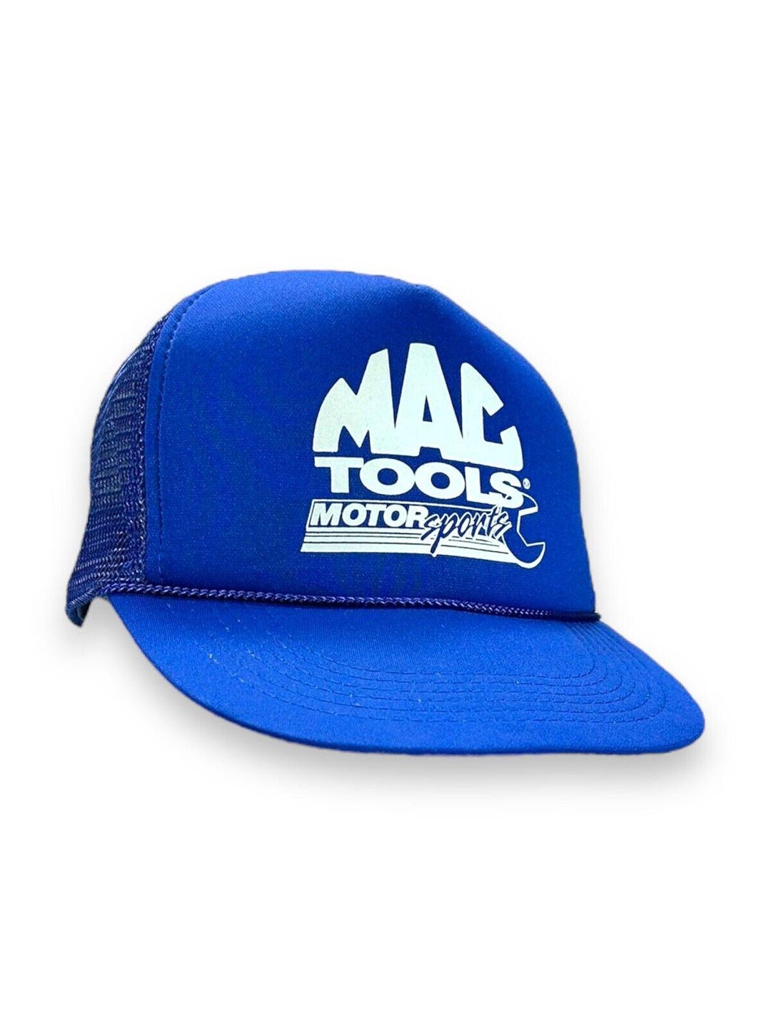 Vintage 80s/90s Mac Tools Motorsports Trucker Snapback Hat OSFA Blue - Etsy