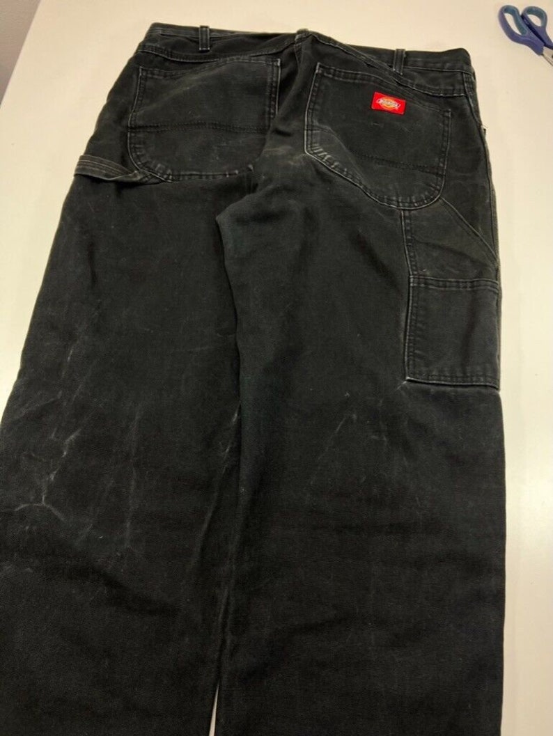 Vintage 90s Dickies Canvas Carpenter Workwear Pants Size 33 Black - Etsy Canada