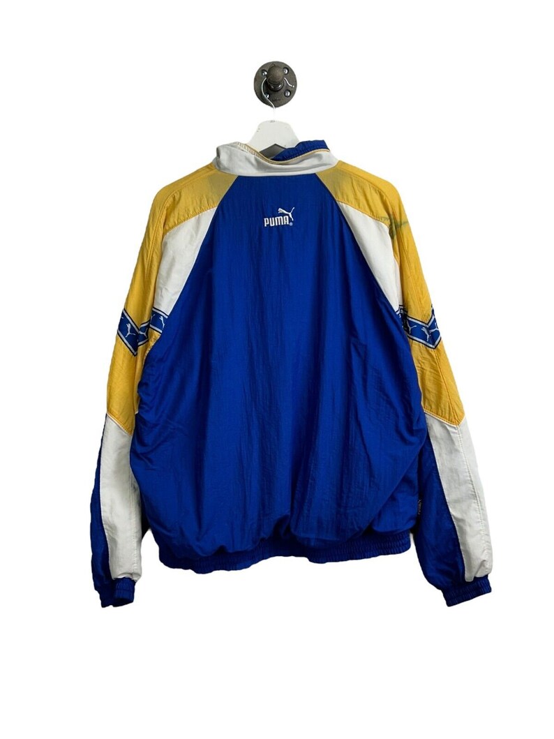 Vintage 90s Puma Dollard Soccer Nylon Windbreaker Jacket Size Large - Etsy