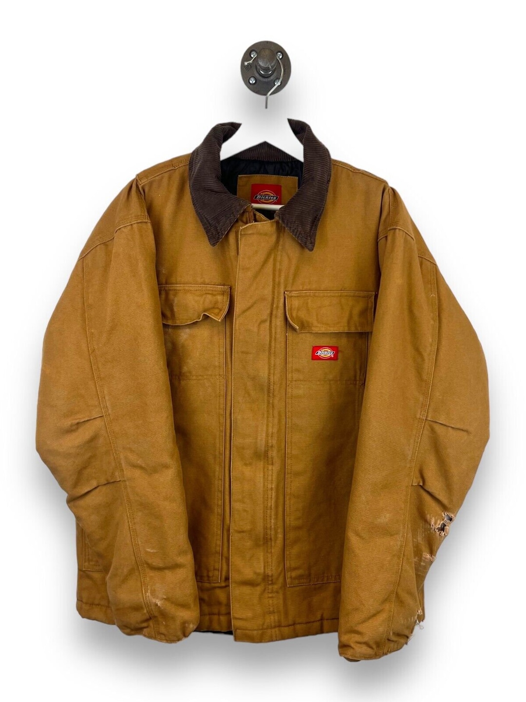 Dickies Insulated Canvas Work Wear Arctic Coat Size Medium Beige - Etsy