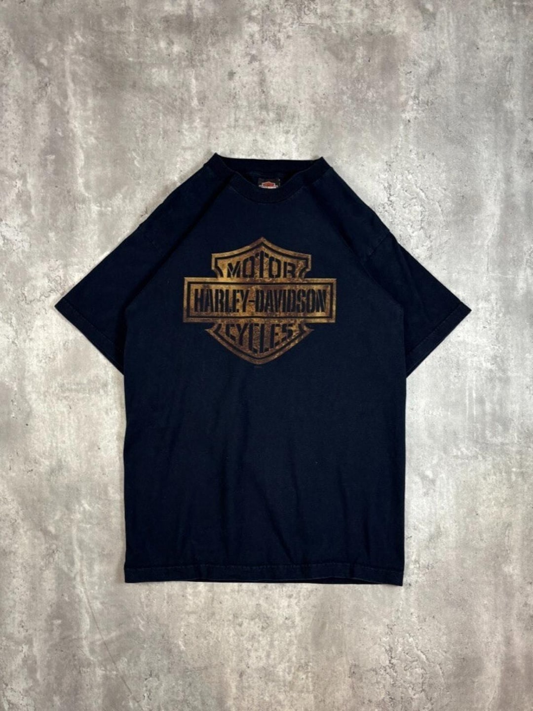 Vintage Harley Davidson Motorcycles Graphic Crest T-shirt Size Large ...