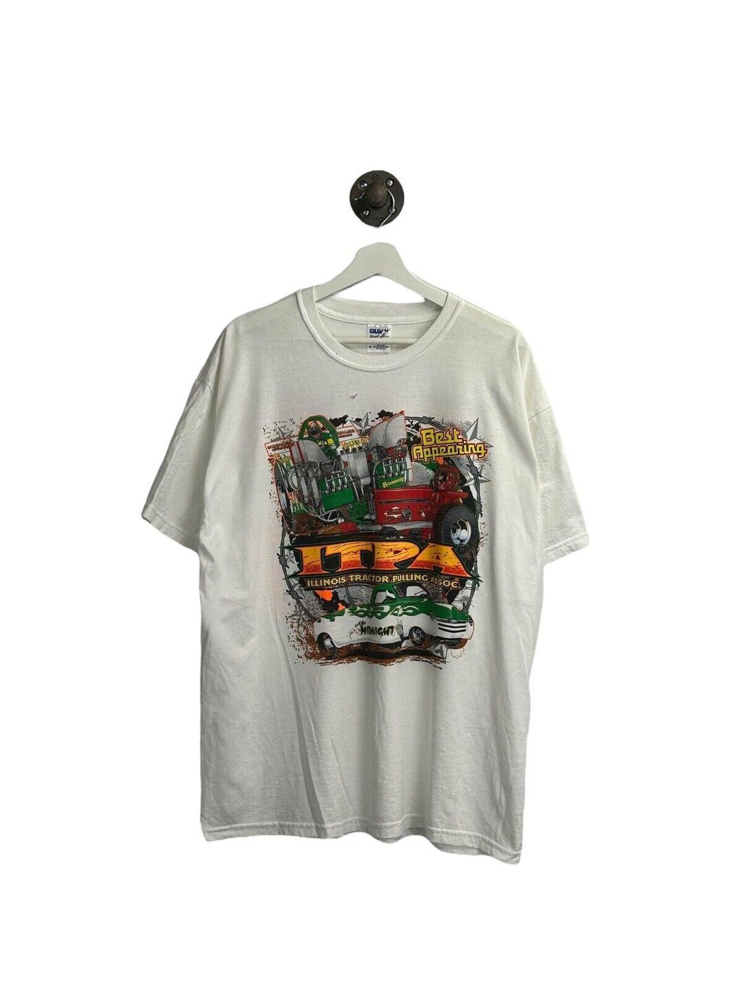 ITPA Illinois Tractor Pulling Association Graphic T-shirt Size XL White ...
