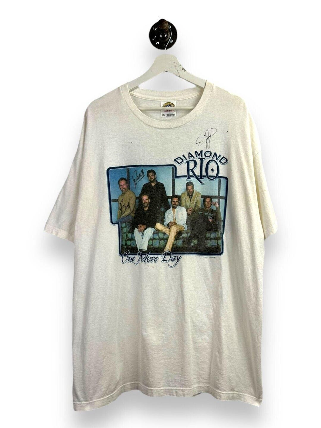 Vintage 2002 Diamond Rio Band Member Country Music Graphic T-shirt Size ...