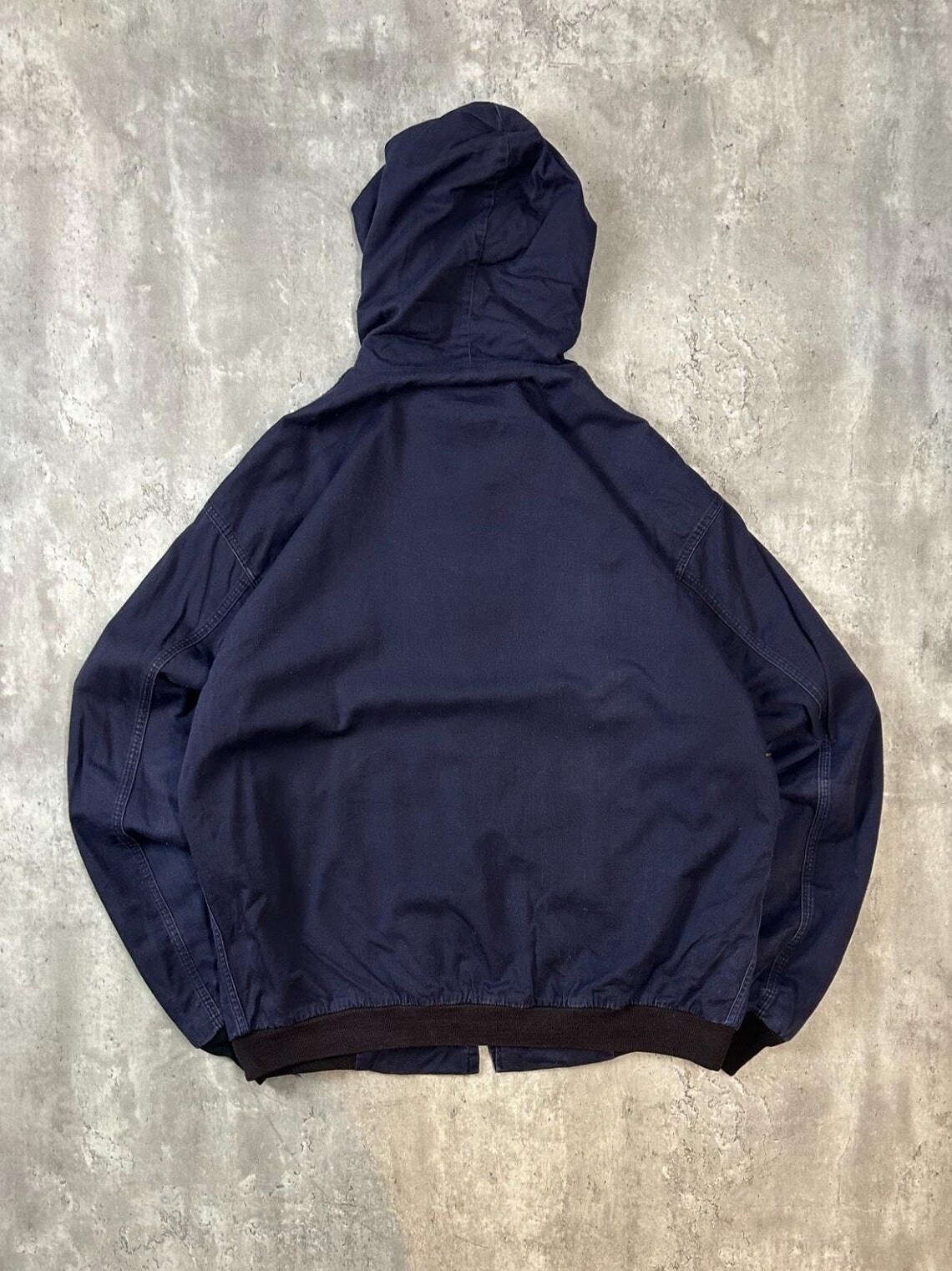 Vintage Tyndale FR Insulated Canvas Workwear Hooded Bomber Jacket Size ...