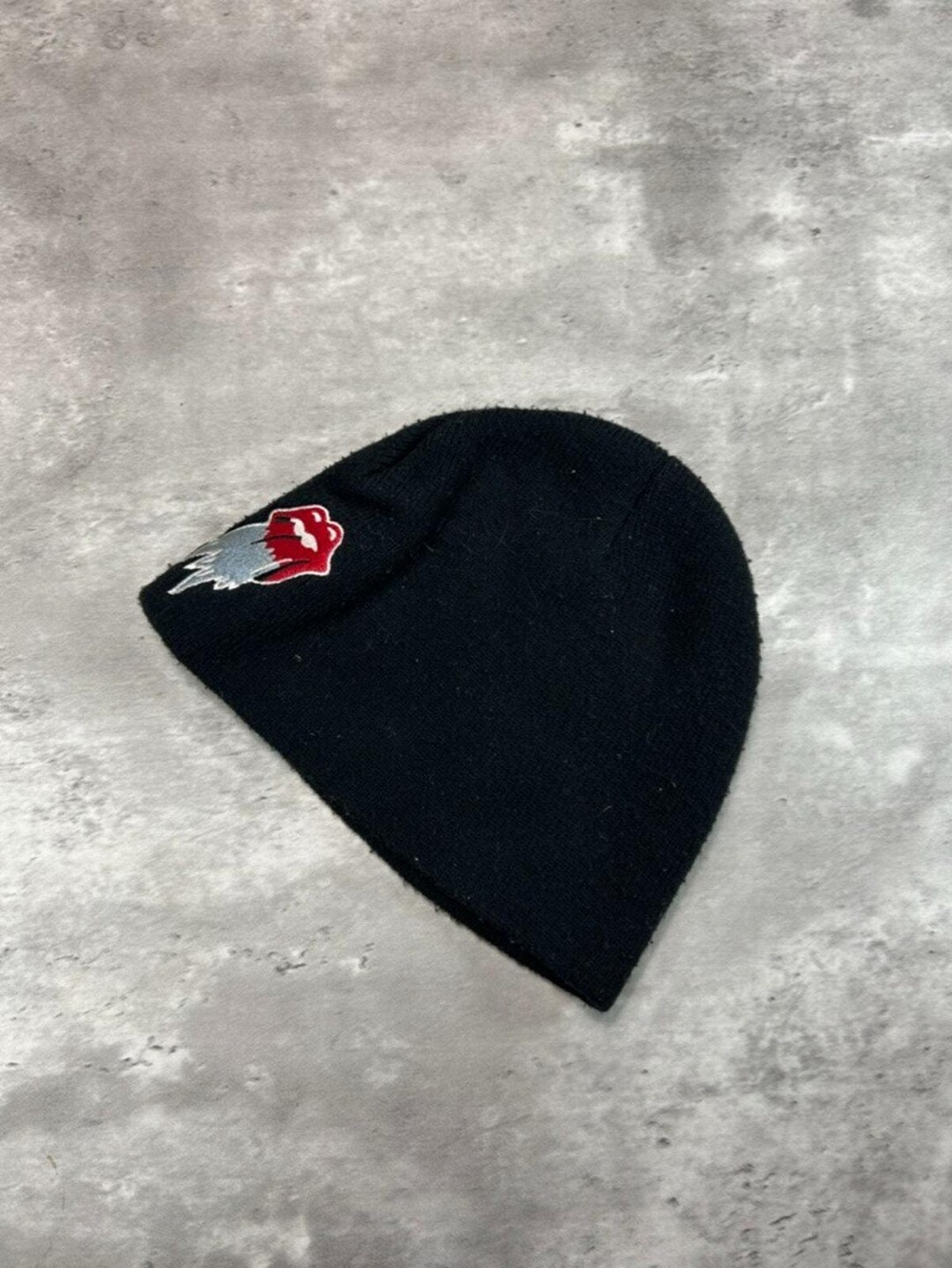 Vintage Rolling Stones Embroidered Logo Rock Band Music Beanie Hat OSFA ...