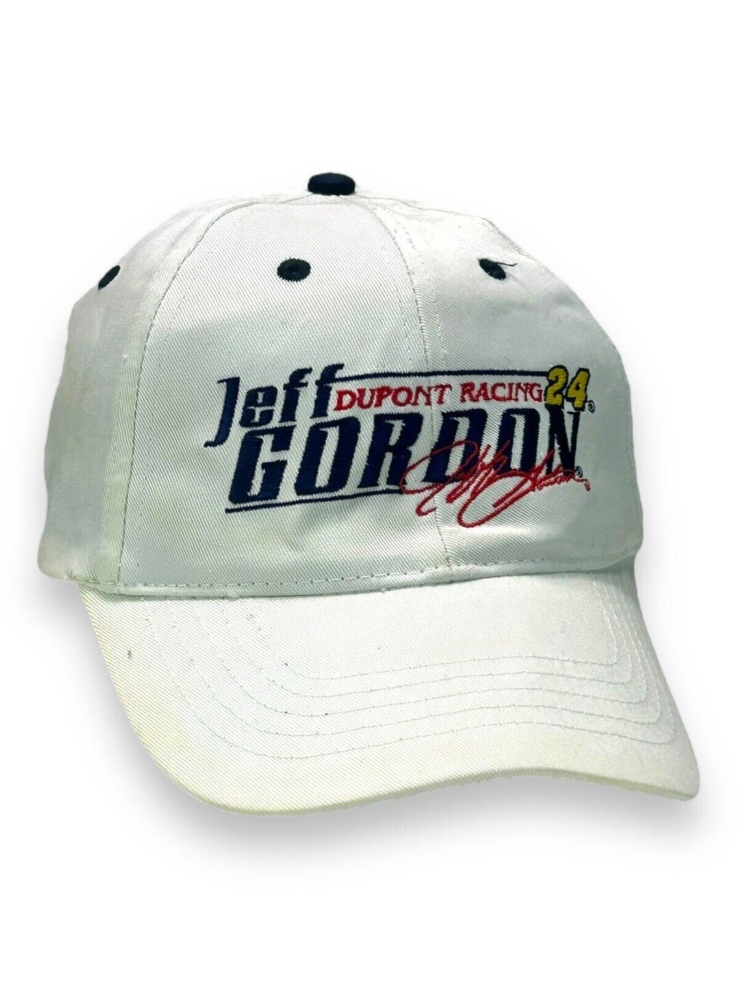 Vintage Jeff Gordon 24 Dupont Racing Nascar Embroidered Snapback Hat ...