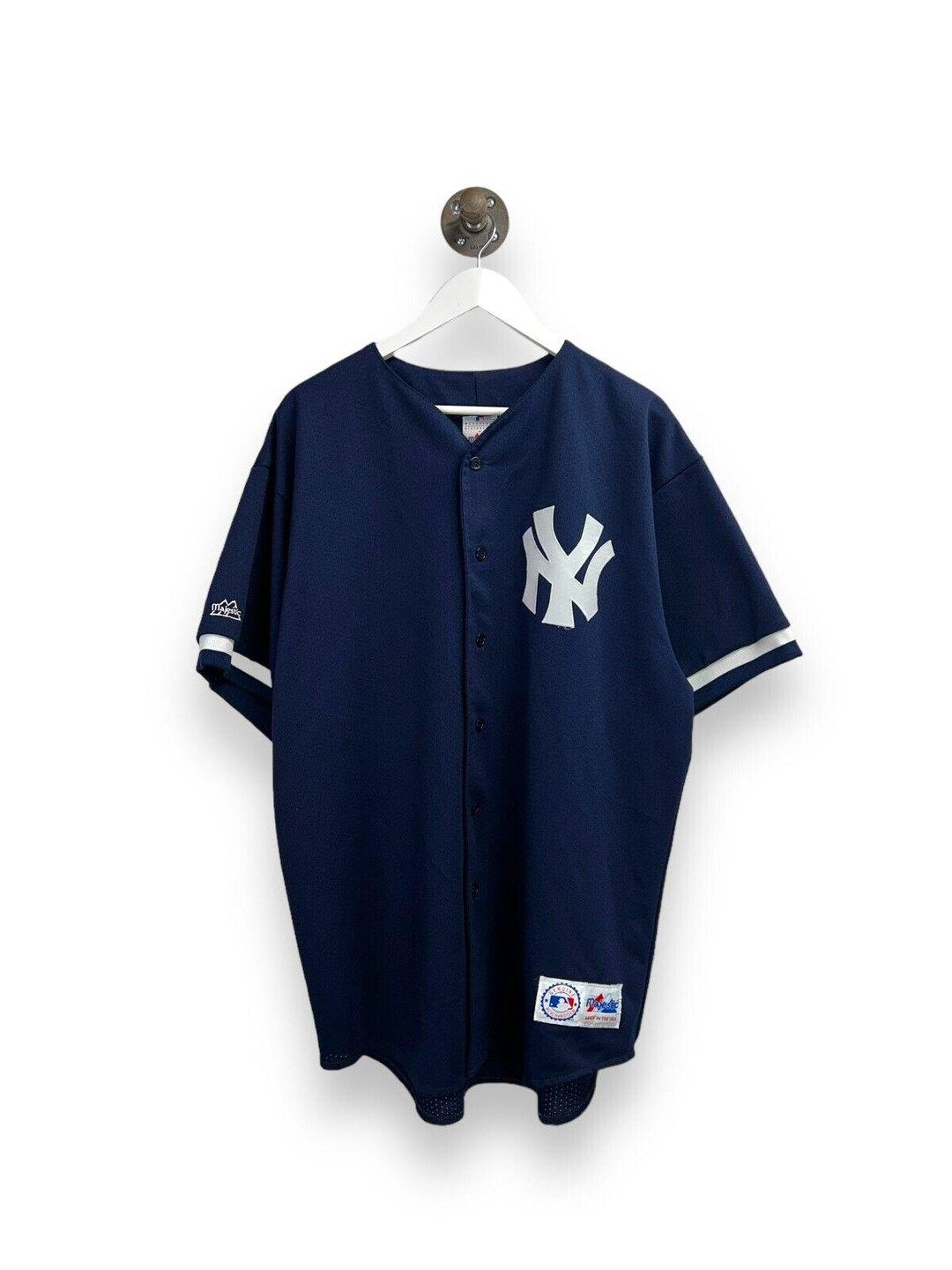 Vtg 90s Derek Jeter 2 New York Yankees MLB Stitched Baseball Jersey ...