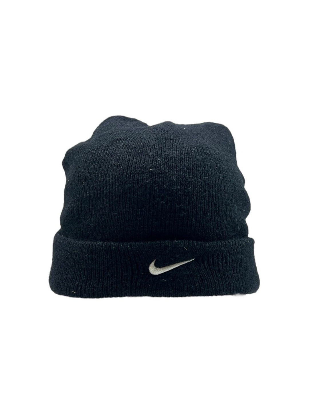 Vintage Nike Embroidered Mini Swoosh Toque Hat OSFA Black - Etsy