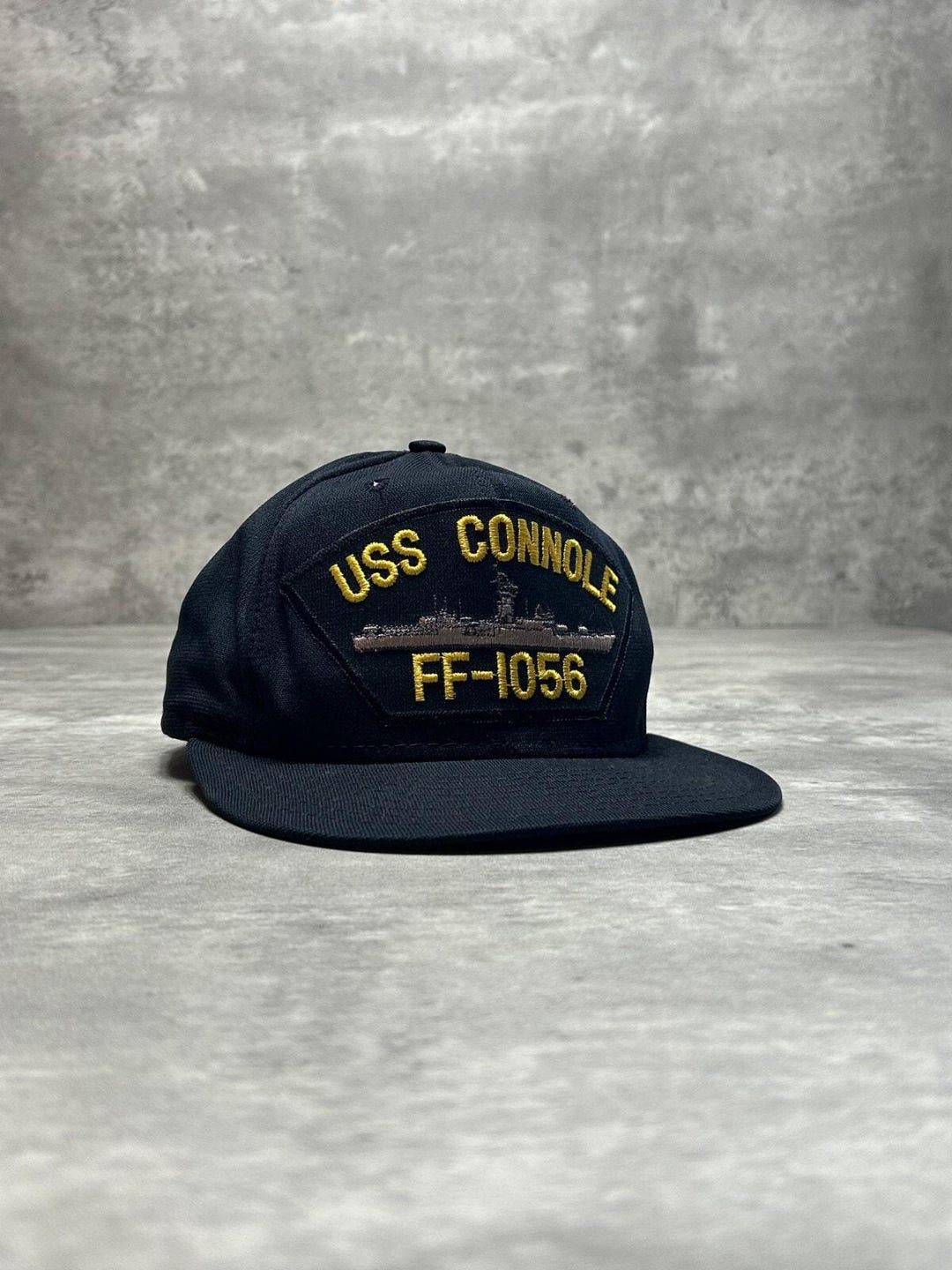 Vintage 1980s USS Connole US Navy Embroidered Patch Snapback Hat OSFA ...