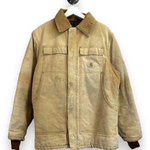 Carhartt Quilted Lined Canvas Workwear Arctic Jacket Size Large - Etsy
