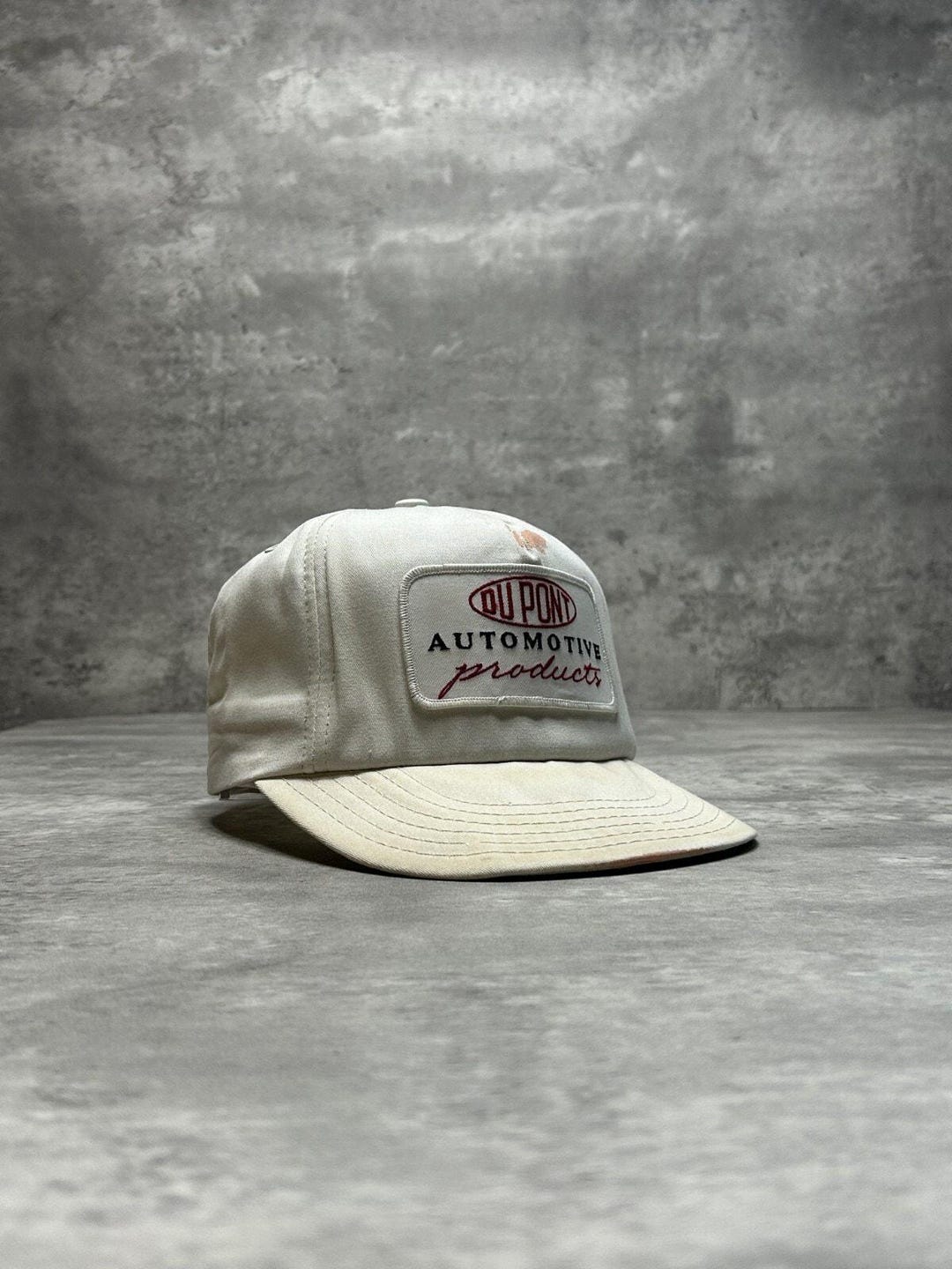 Vintage 80s/90s Dupont Automotive Parts Embroidered Patch Snapback Hat ...