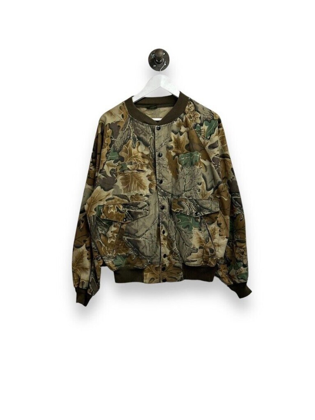 Vintage 90s Spartan Real Tree Advantage Camo 3 Pocket Hunting Jacket ...