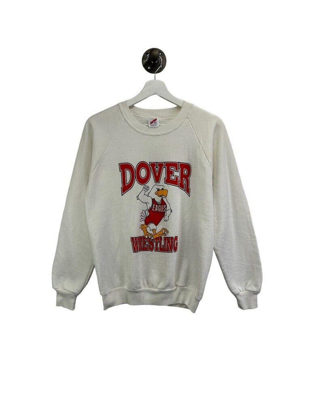 Vintage 80s/90s Dover Eagles Wrestling Collegiate Graphic Sweatshirt Size Medium - Etsy