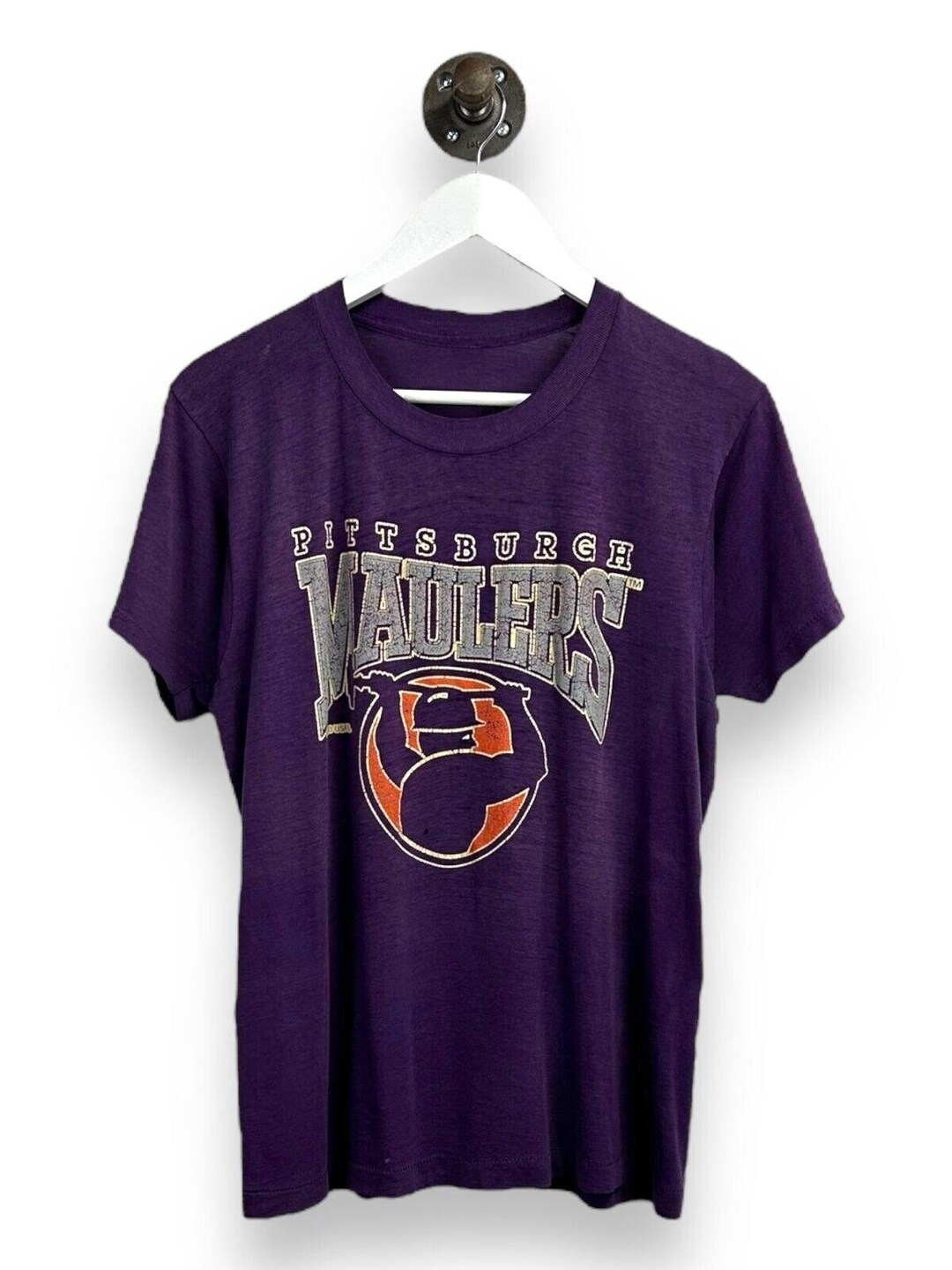Vintage 1983 Pittsburgh Maulers USFL Spellout Logo Graphic T-shirt Size ...
