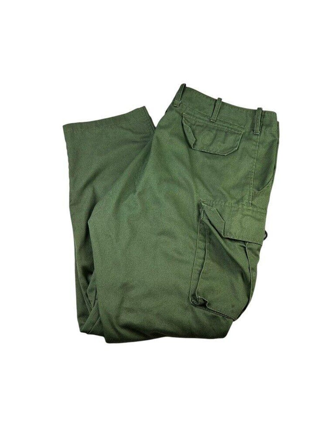 Vintage 90s Military Issue Army Tactical Multi Pocket Cargo Pants Size ...