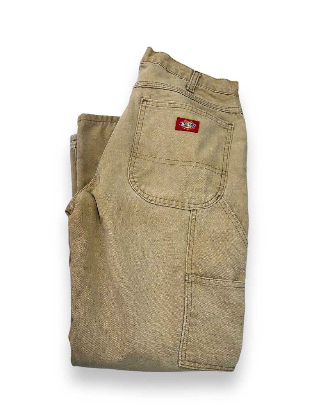 Vintage Dickies Plaid Lined Canvas Work Wear Carpenter Pants Size 31W ...
