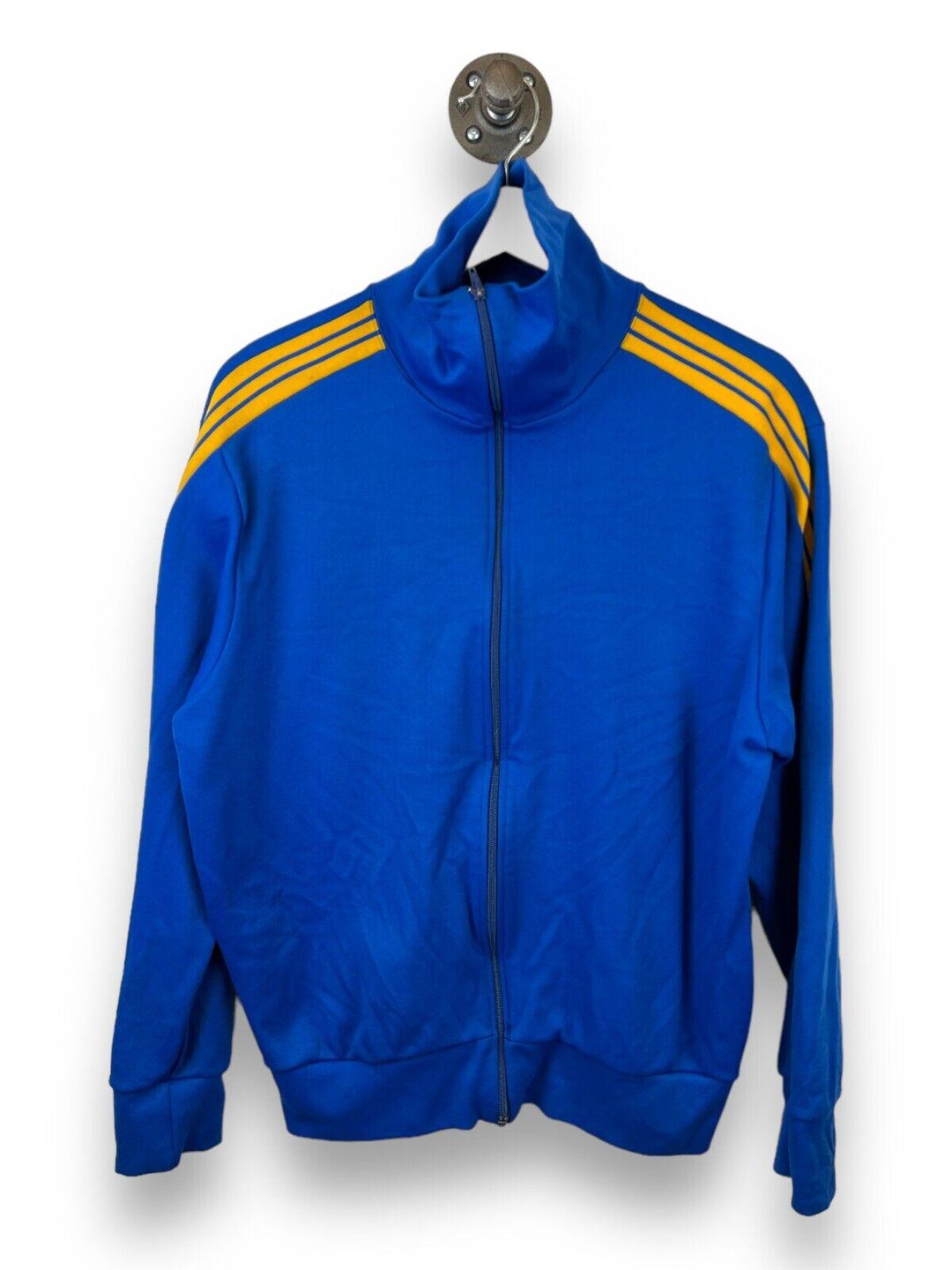 Vintage 70s/80s Adidas Full Zip Tracksuit Jacket Nylon Sweatshirt Size ...