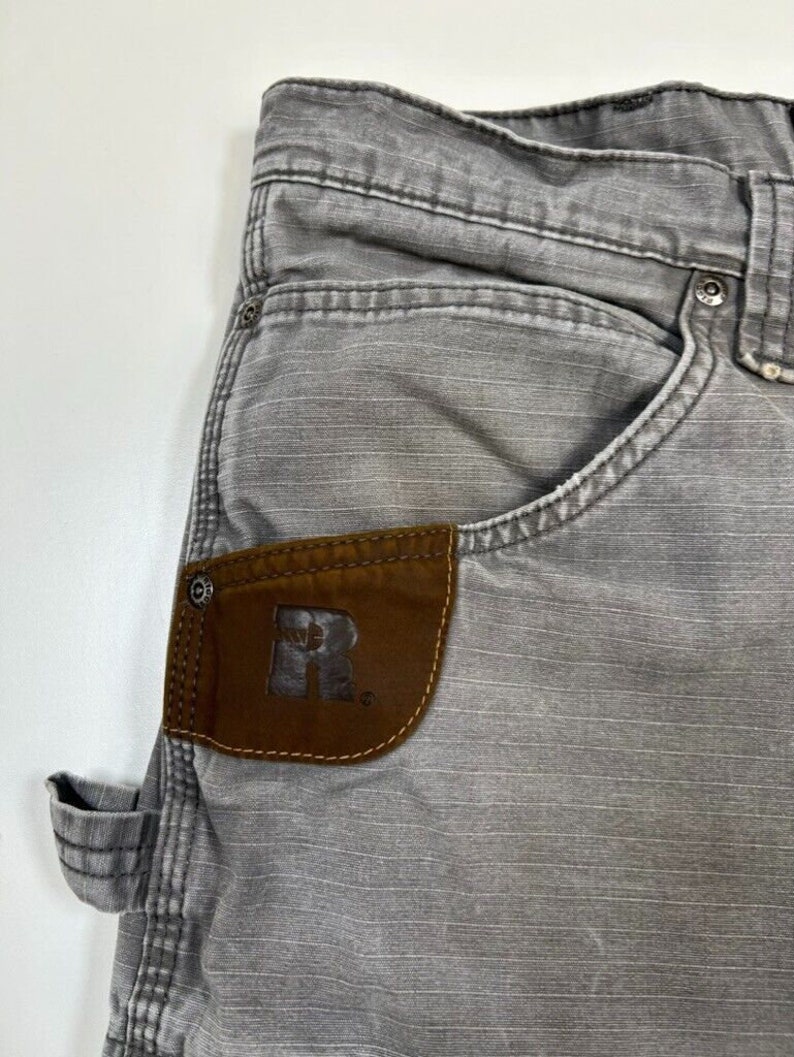 Vintage Wrangler Riggs Workwear Plaid Lined Ripstop Workwear Cargo ...