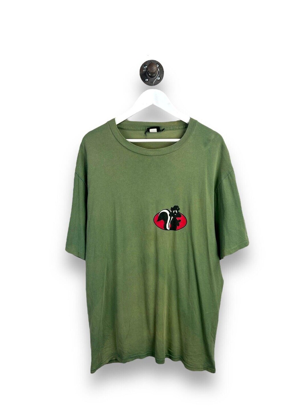Vintage 1996 Looney Tunes Pepe Le Peu Cartoon Character Graphic T-shirt ...