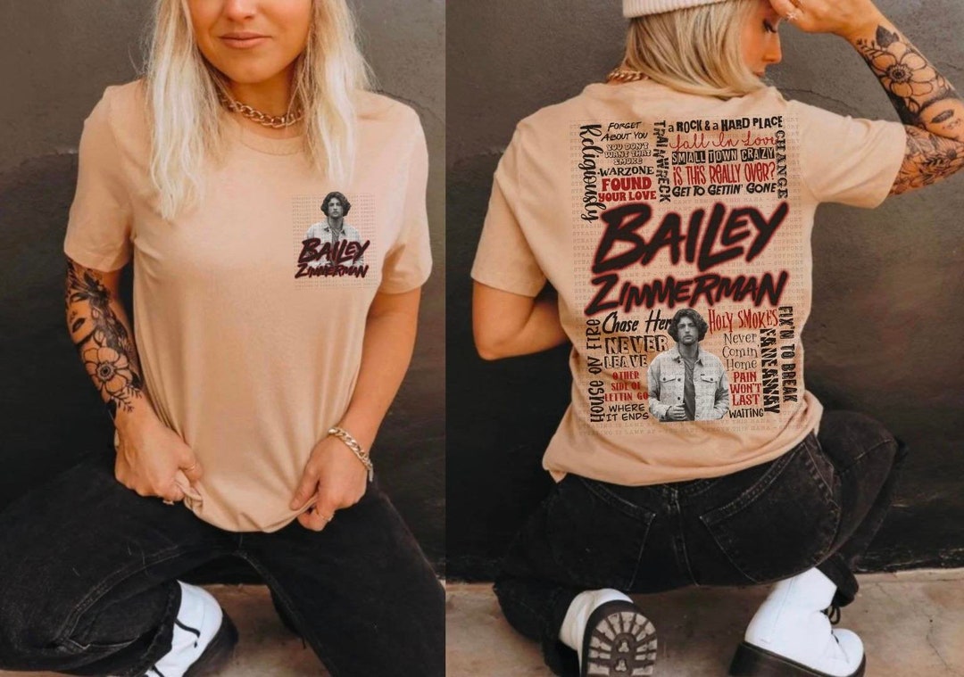 Country Music Song Title Tshirt Bailey Zimmerman Tshirt Merch - Etsy