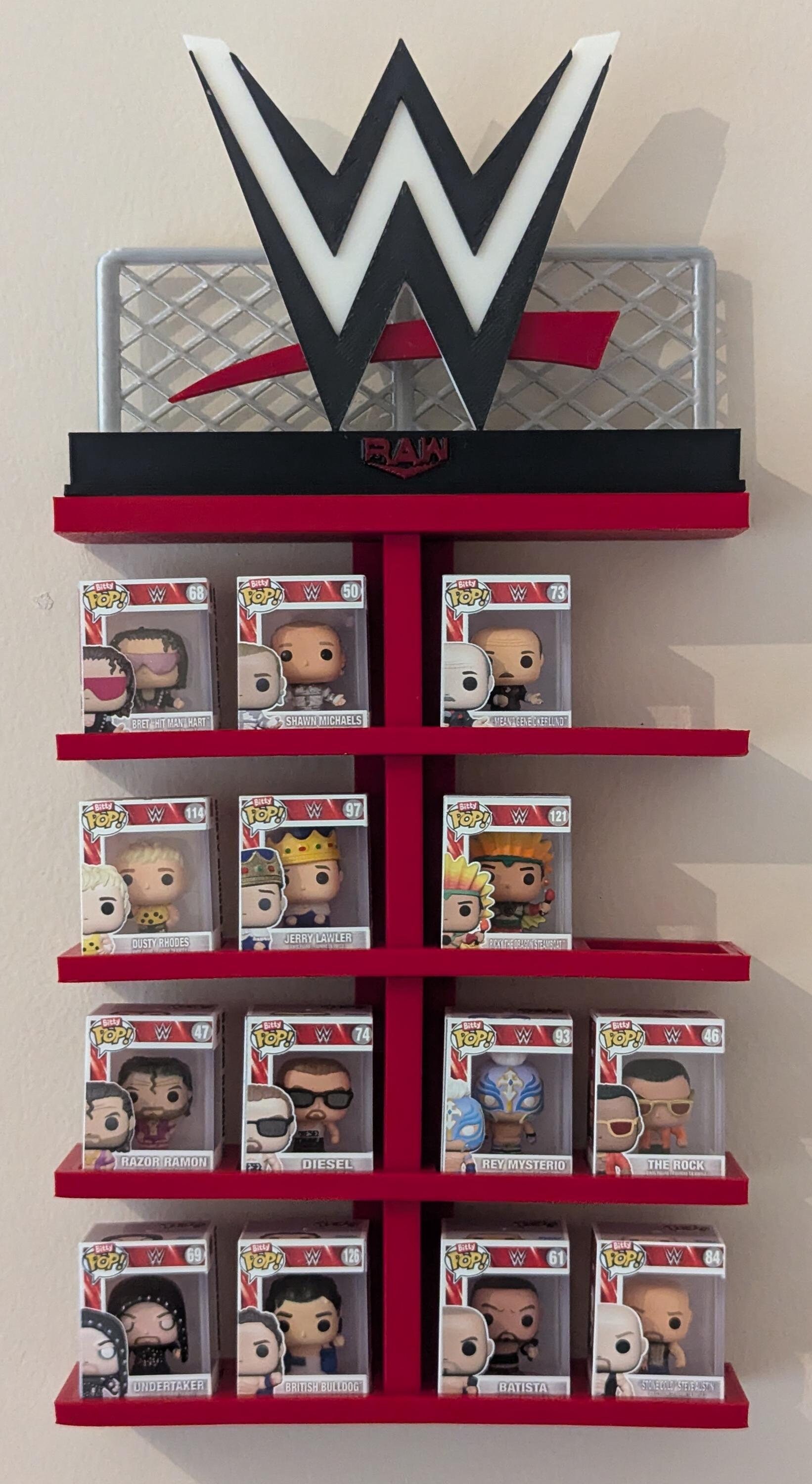 Funko Bitty Pop Display Unit WWE Wrestling - Etsy