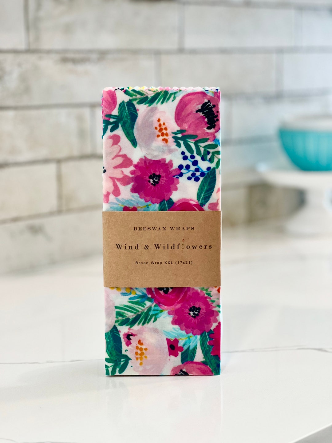 XXL Beeswax Bread Wrap Reusable Eco Friendly Food Safe for Kitchen ...