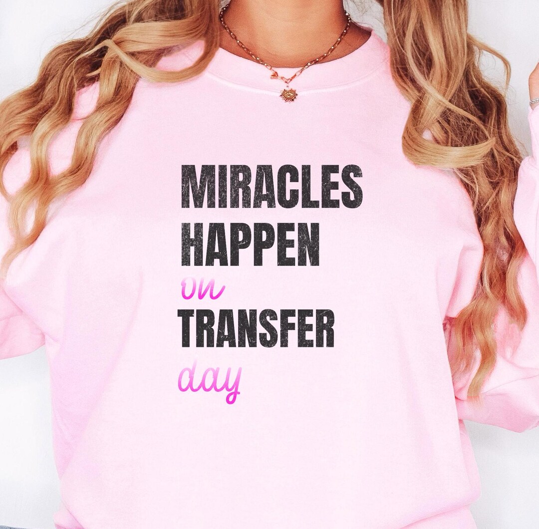 Custom IVF Sweatshirt, Infertility Gifts, Fertility Gift, Transfer Day ...