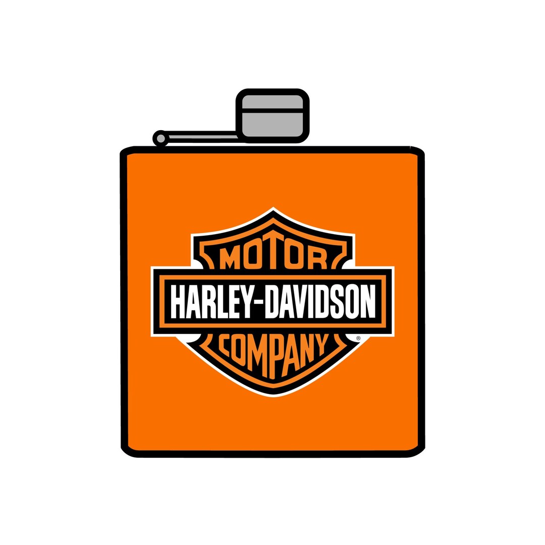 Harley Davidson Stainless Steel Flask, 6oz - Etsy