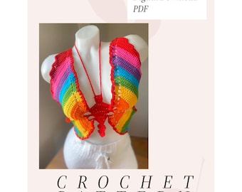 Crochet Star Top Pattern, PDF 6 Pages - Etsy