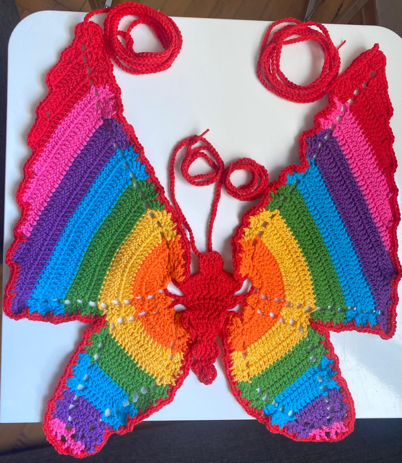 Crochet Butterfly Top Pattern - Etsy