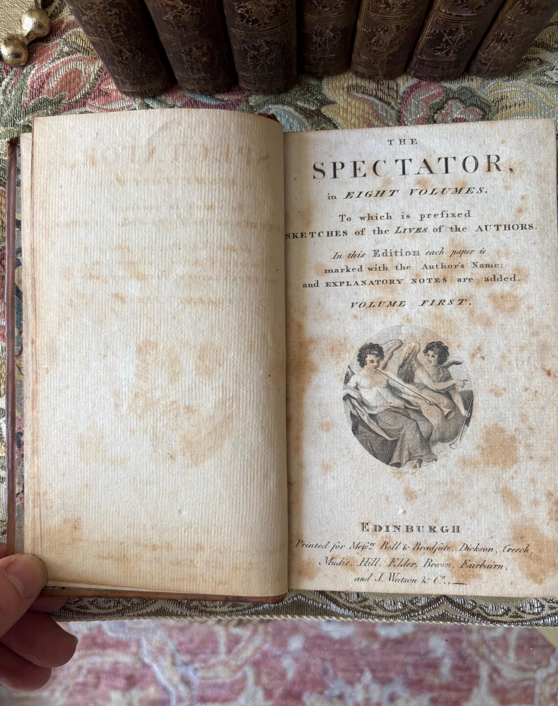 The Spectator (complete Eight Volume Set) - First Edition 1711 - Etsy