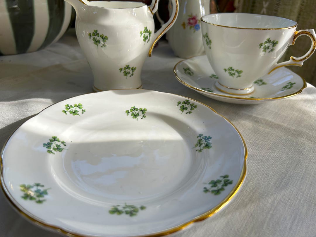 Royal Tara Irish Shamrock Tea Set - Etsy