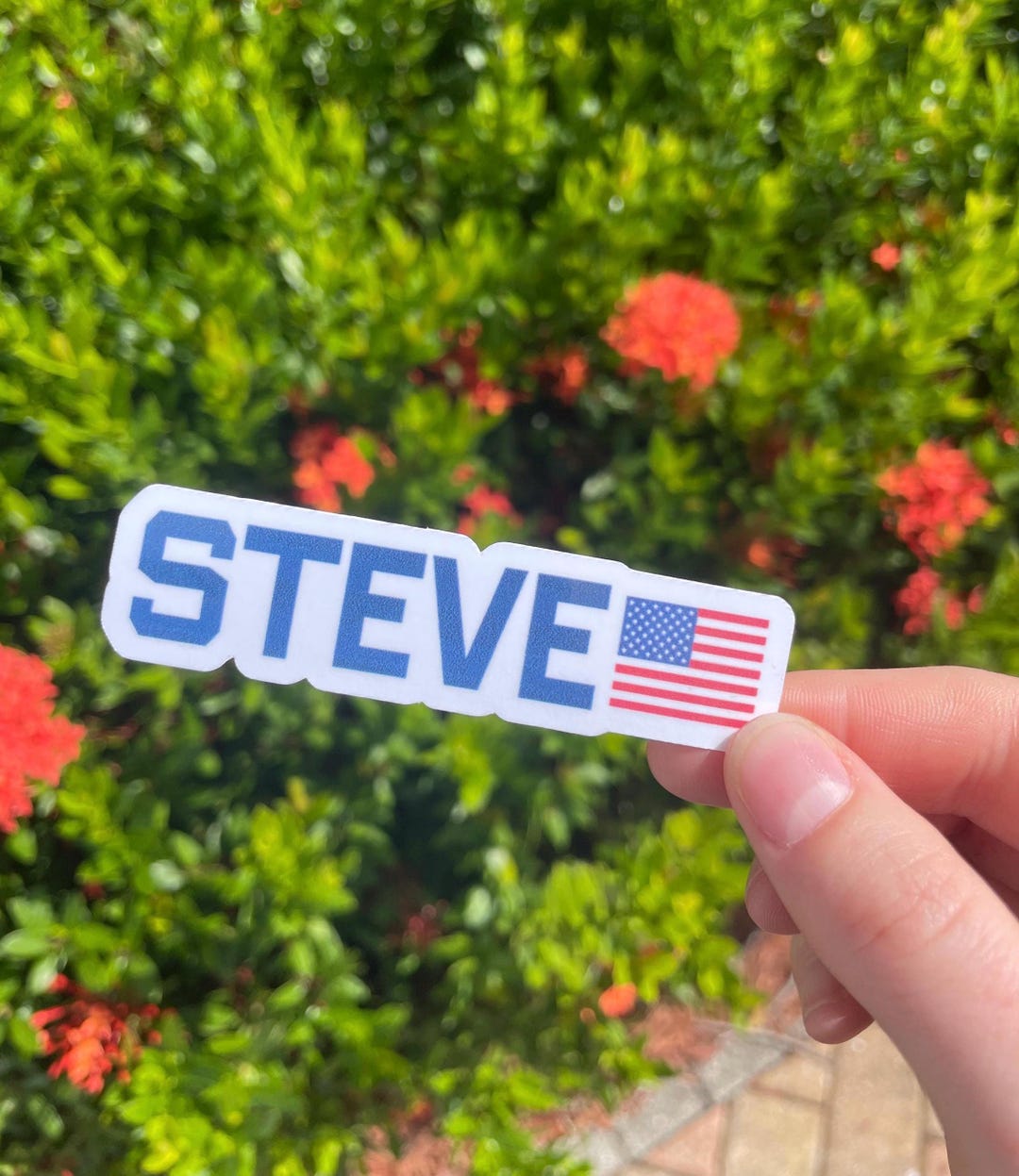 Custom Name & Flag Stickers - Etsy